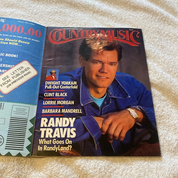 Other | 199 Country Music Magazine Randy Travis | Poshmark